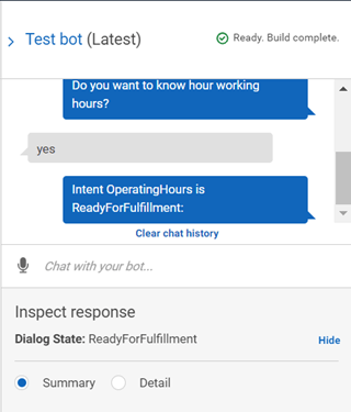 Creating A Chatbot Using Amazon Lex Service - Day One - Initial Bot
